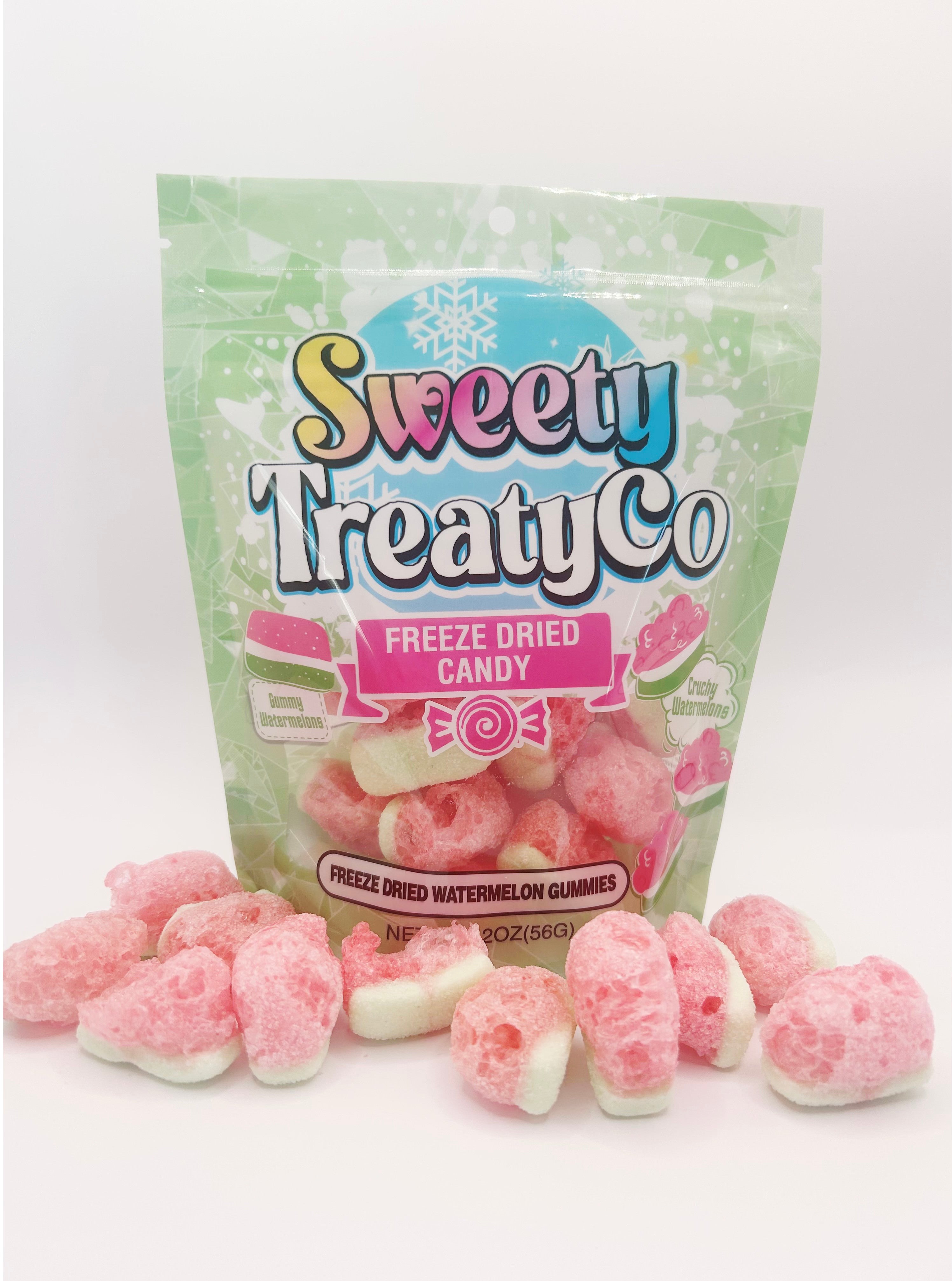 Shop Now Freeze-Dried Watermelon Gummies – SweetyTreatyCo